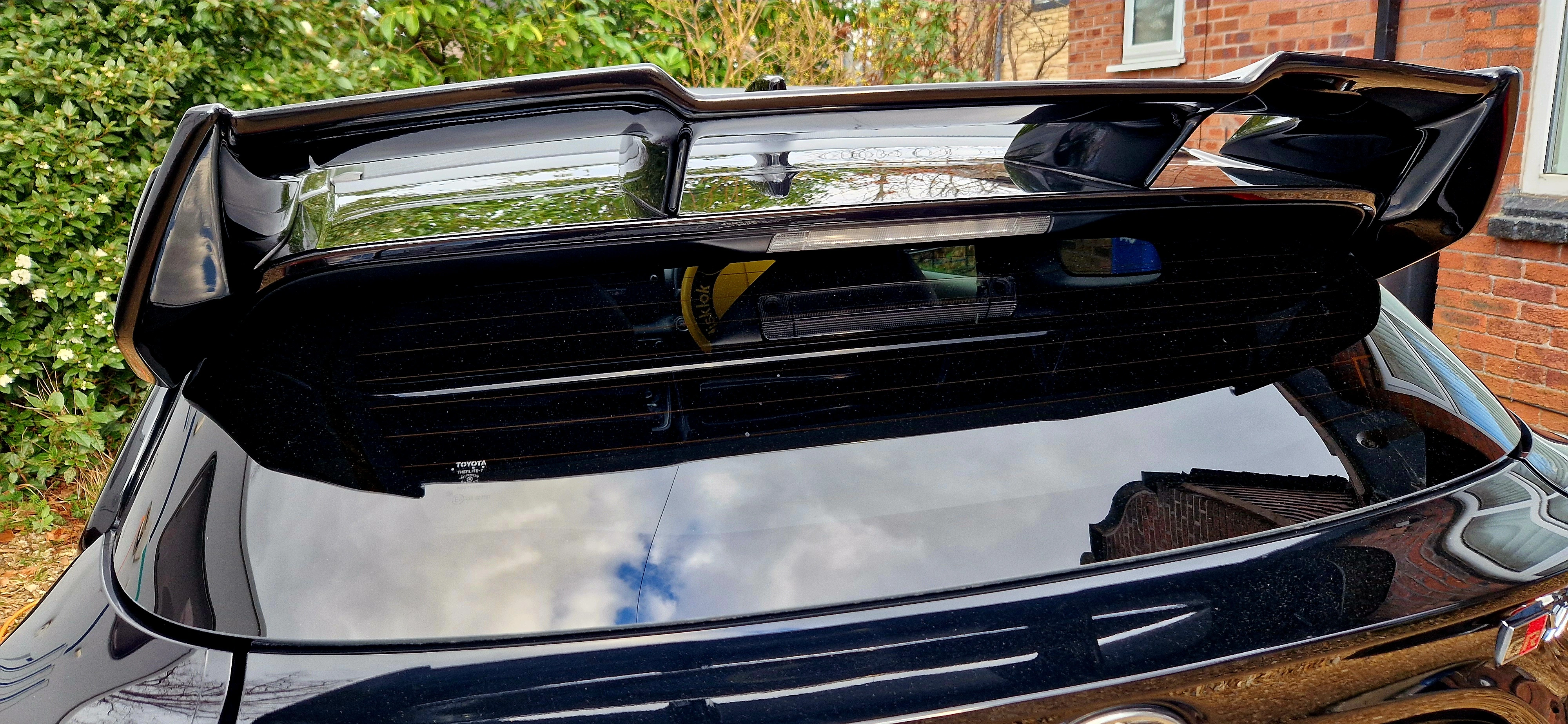GR Yaris - TOM's rear wing fitted | Toyota GR Forum for owners of GR ...