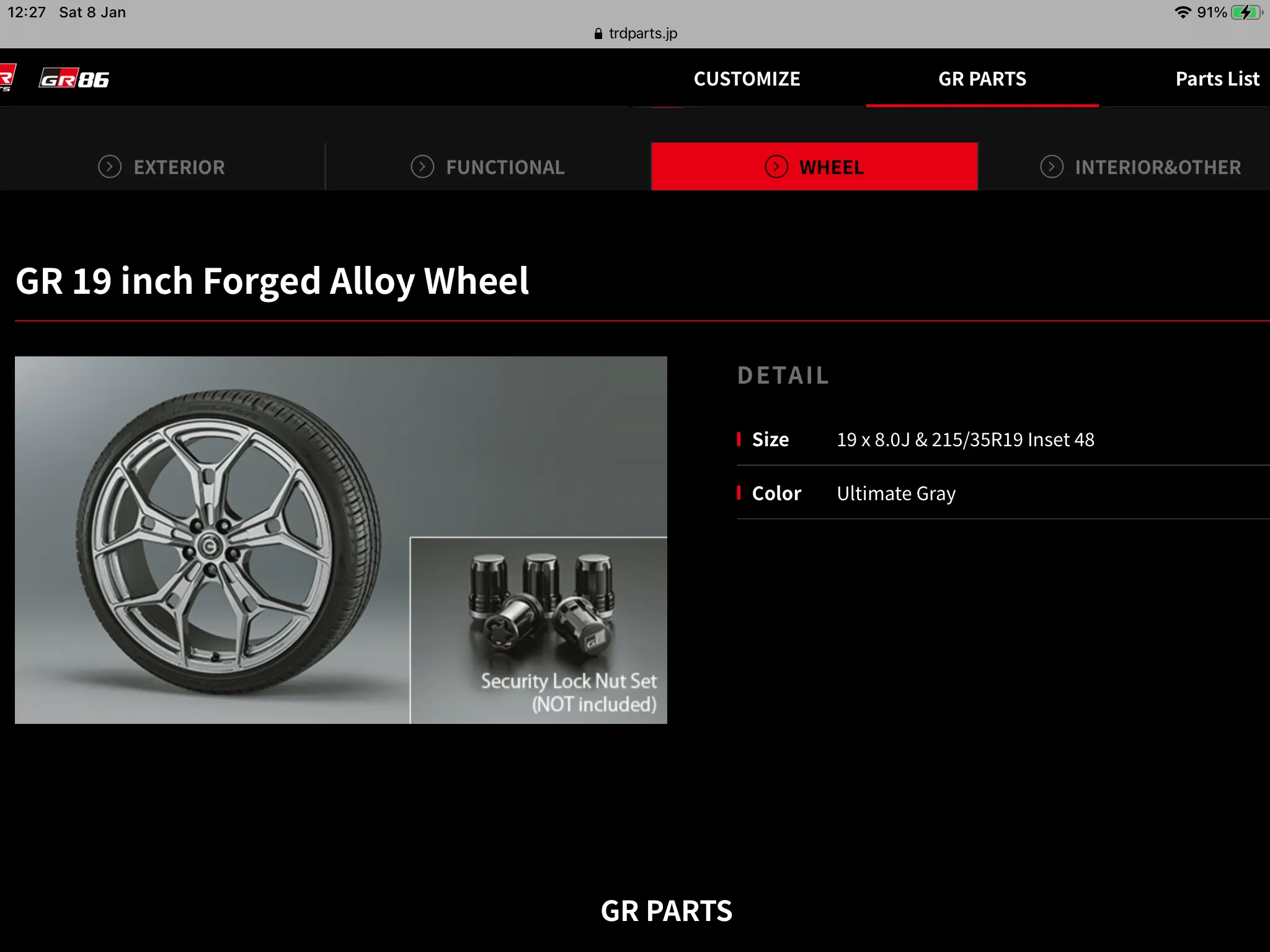 GR86 - GR86 Wheel Library including OEM | Toyota GR Forum for owners of ...