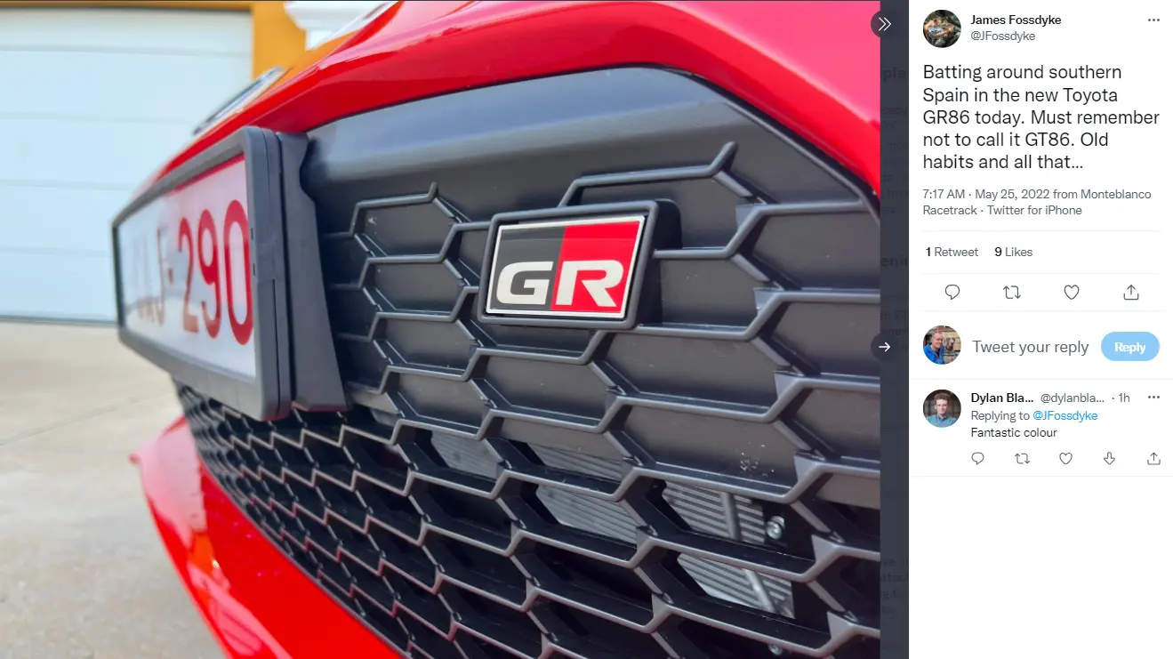 GR86 - Front number plate mount - Size? | Toyota GR Forum for owners of ...