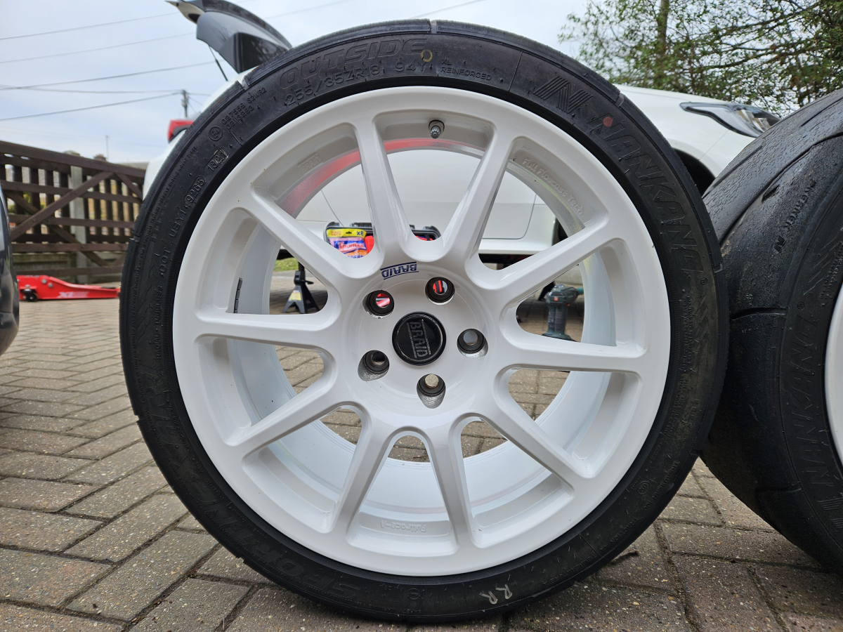 Expired - Braid Fullrace A wheels with nearly new AR1s + extra part ...