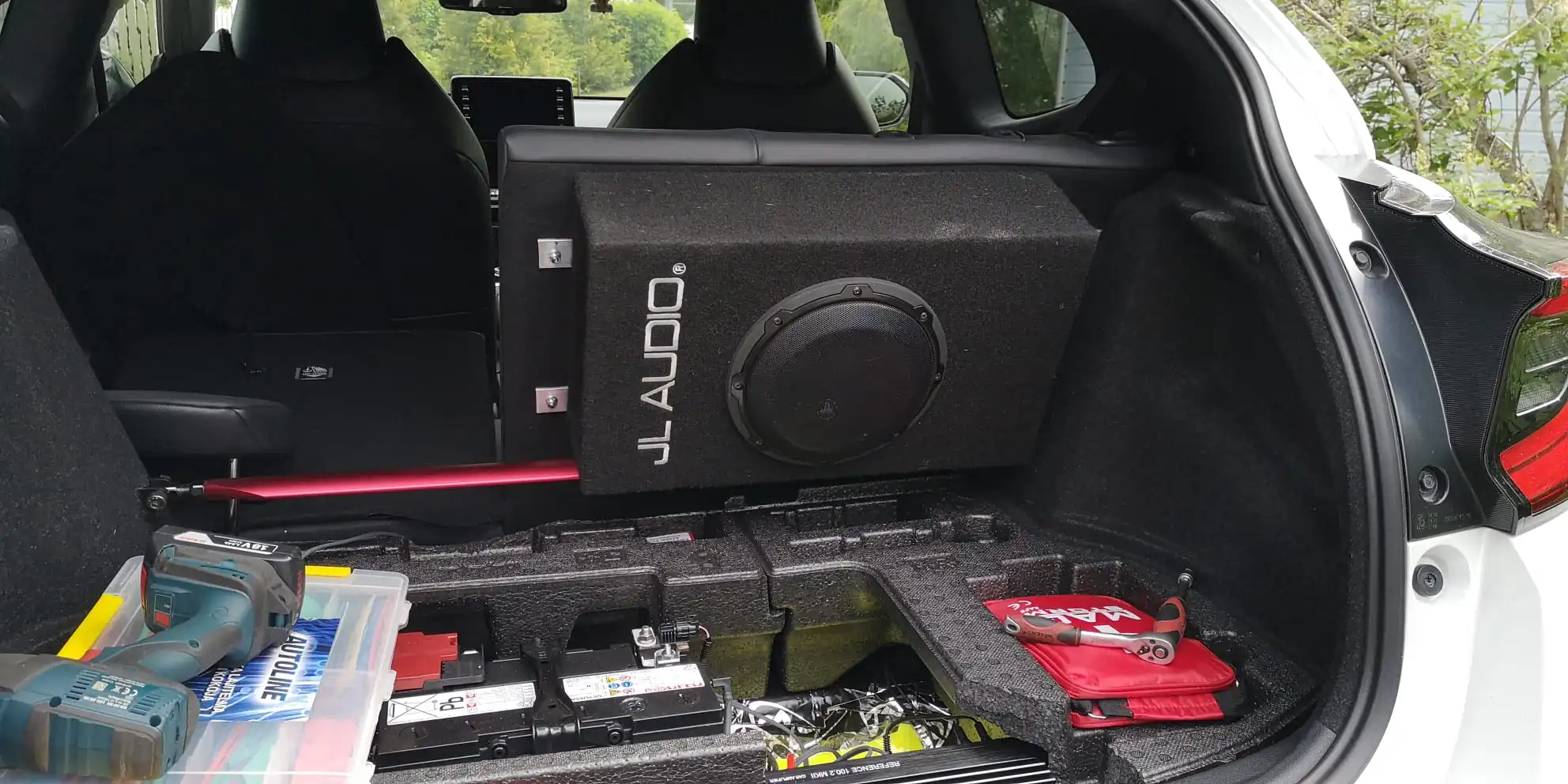 GR Yaris - How I upgraded it: Aftermarket speakers, sub and amps on JBL ...