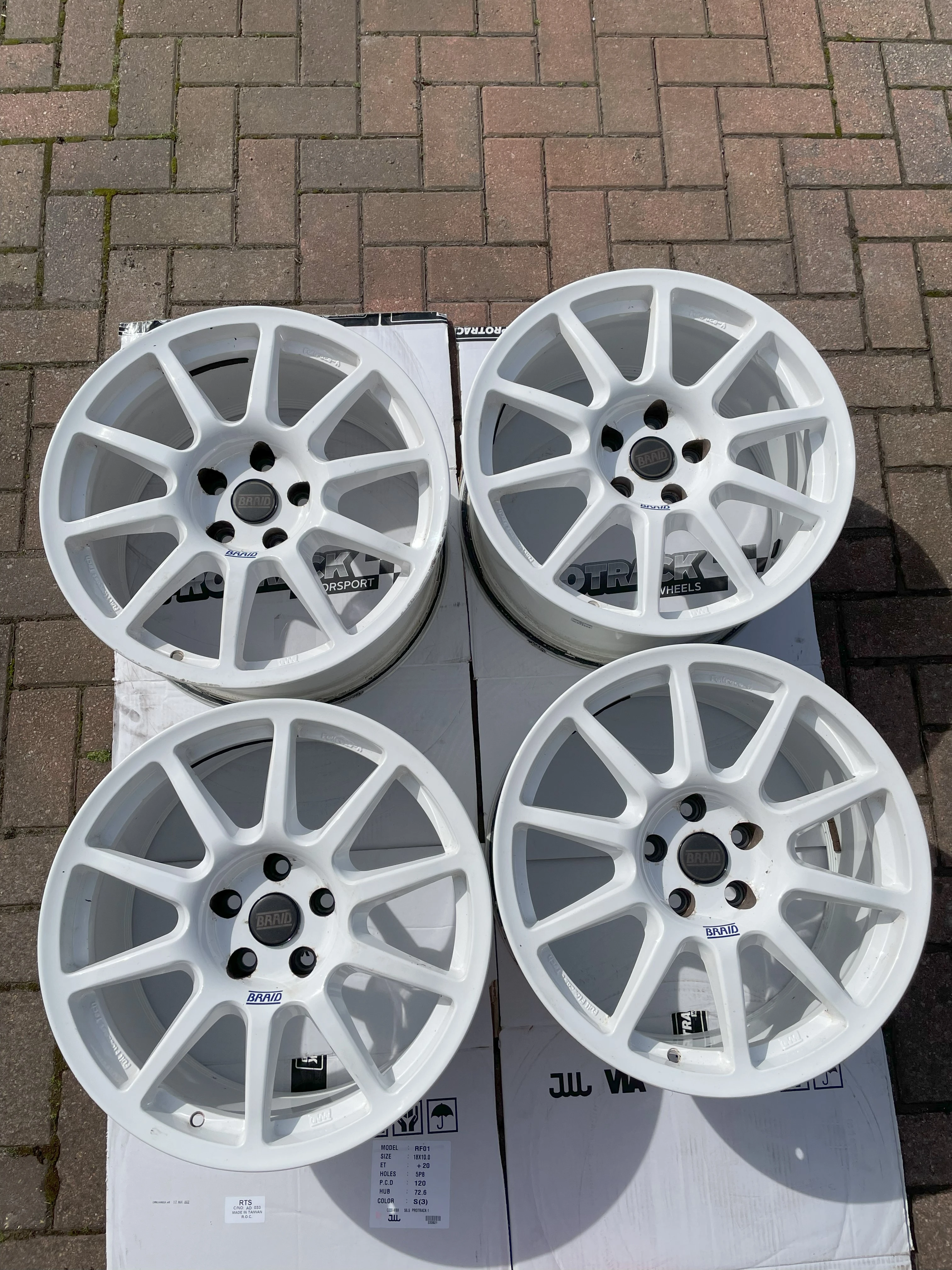Sold - Braid FullRace A Wheels | Toyota GR Forum for owners of GR Yaris ...