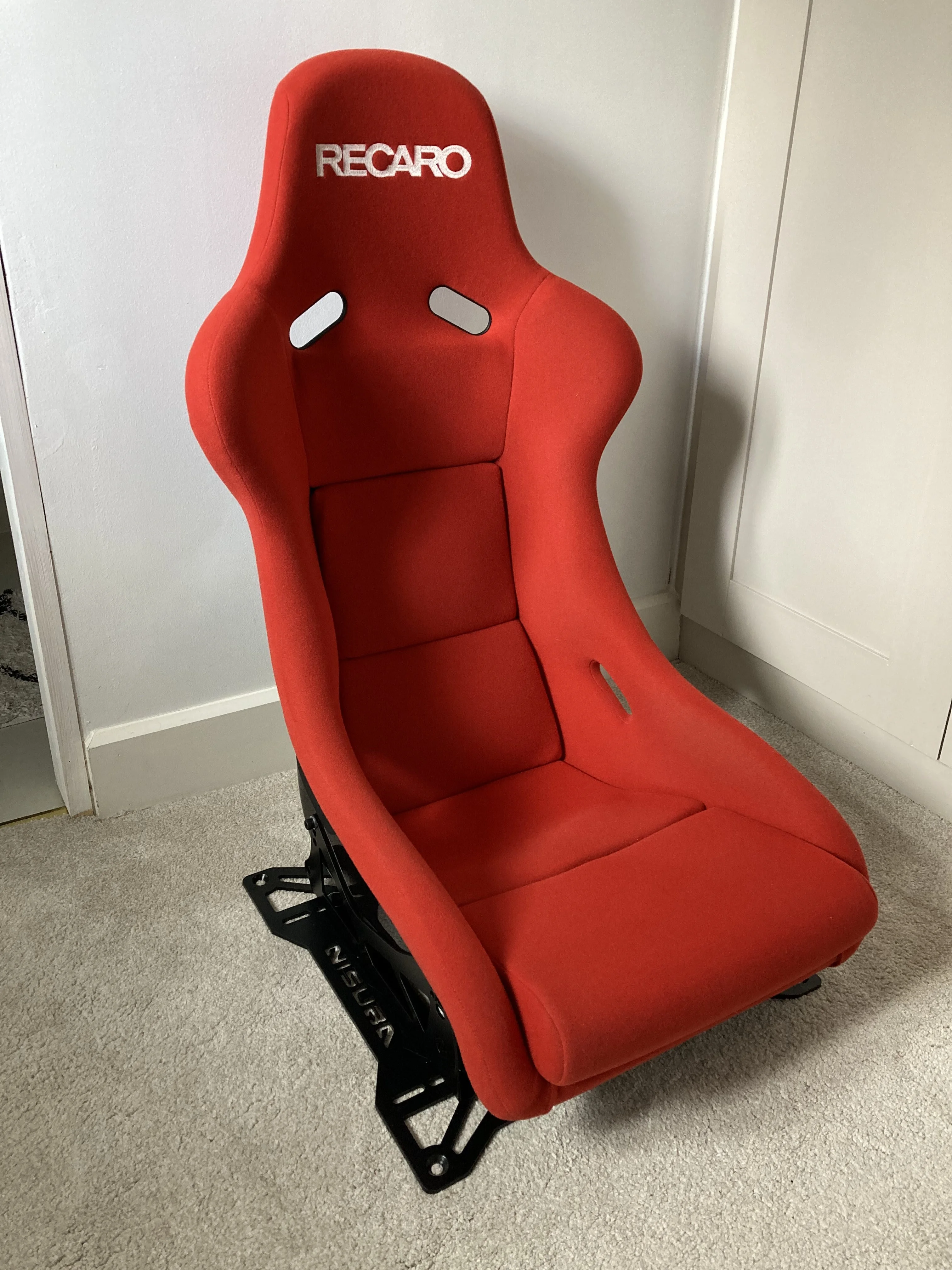 Expired - Recaro Pole Position RED FIA Approved 2 month old as new ...
