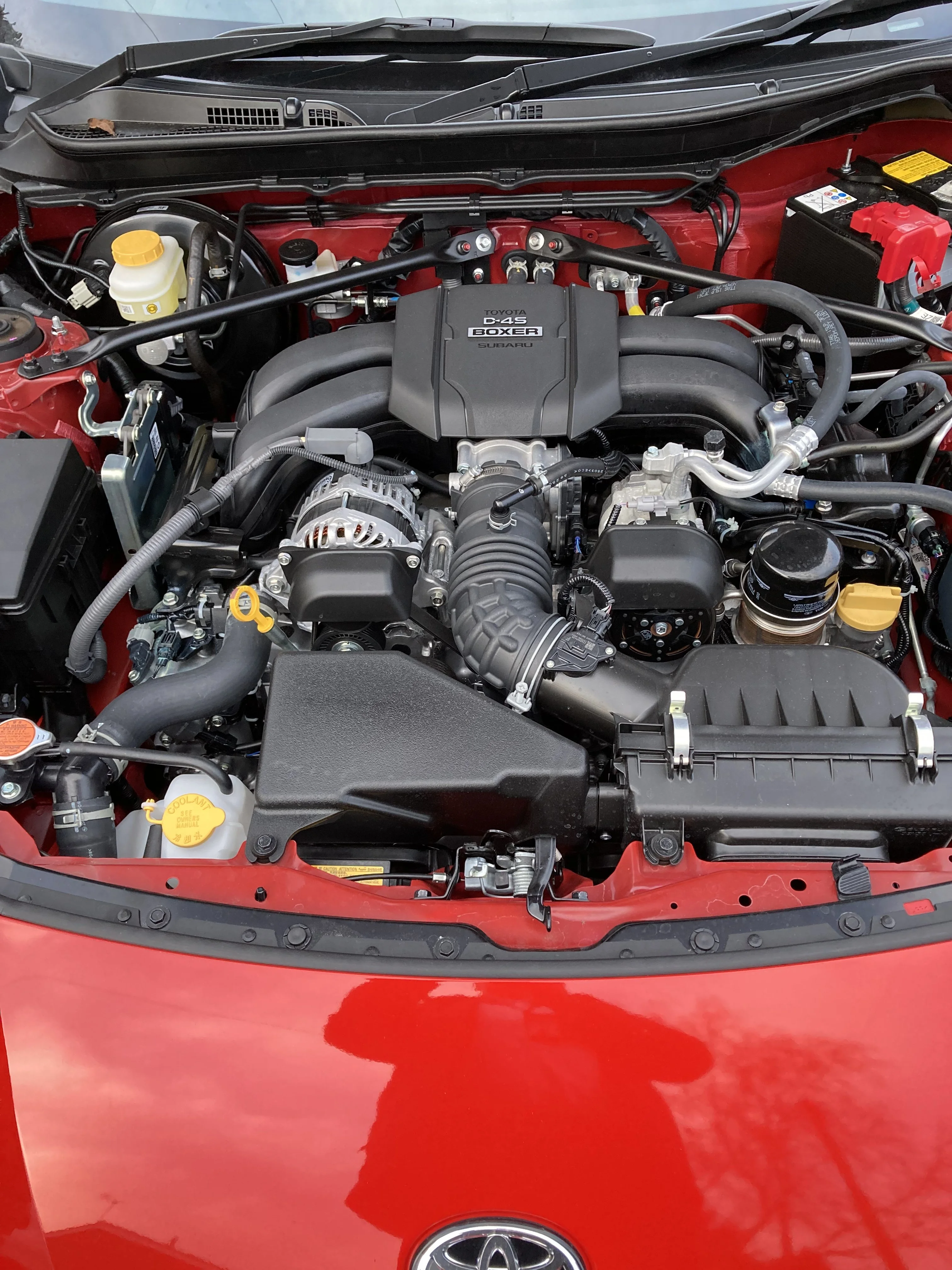 GR86 - Different shade of paint under bonnet | Toyota GR Forum for ...