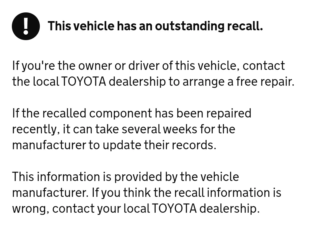 GR86 - Recall | Page 2 | Toyota GR Forum for owners of GR Yaris, GR86 ...