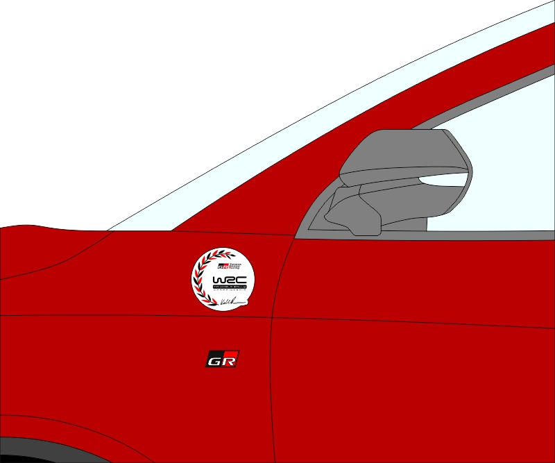 GR Yaris - Special Edition WRC crest decals now available | Toyota GR ...
