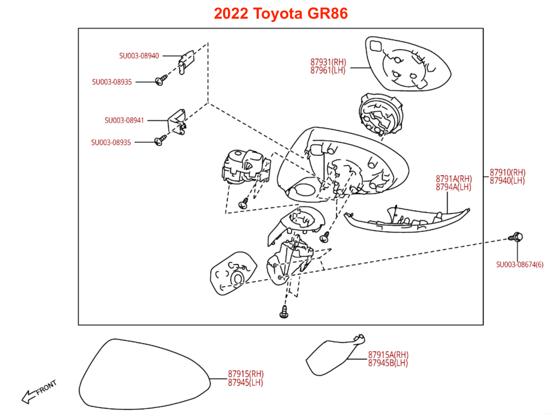 GR86 - Toyota part numbers and car diagrams | Toyota GR Forum for ...